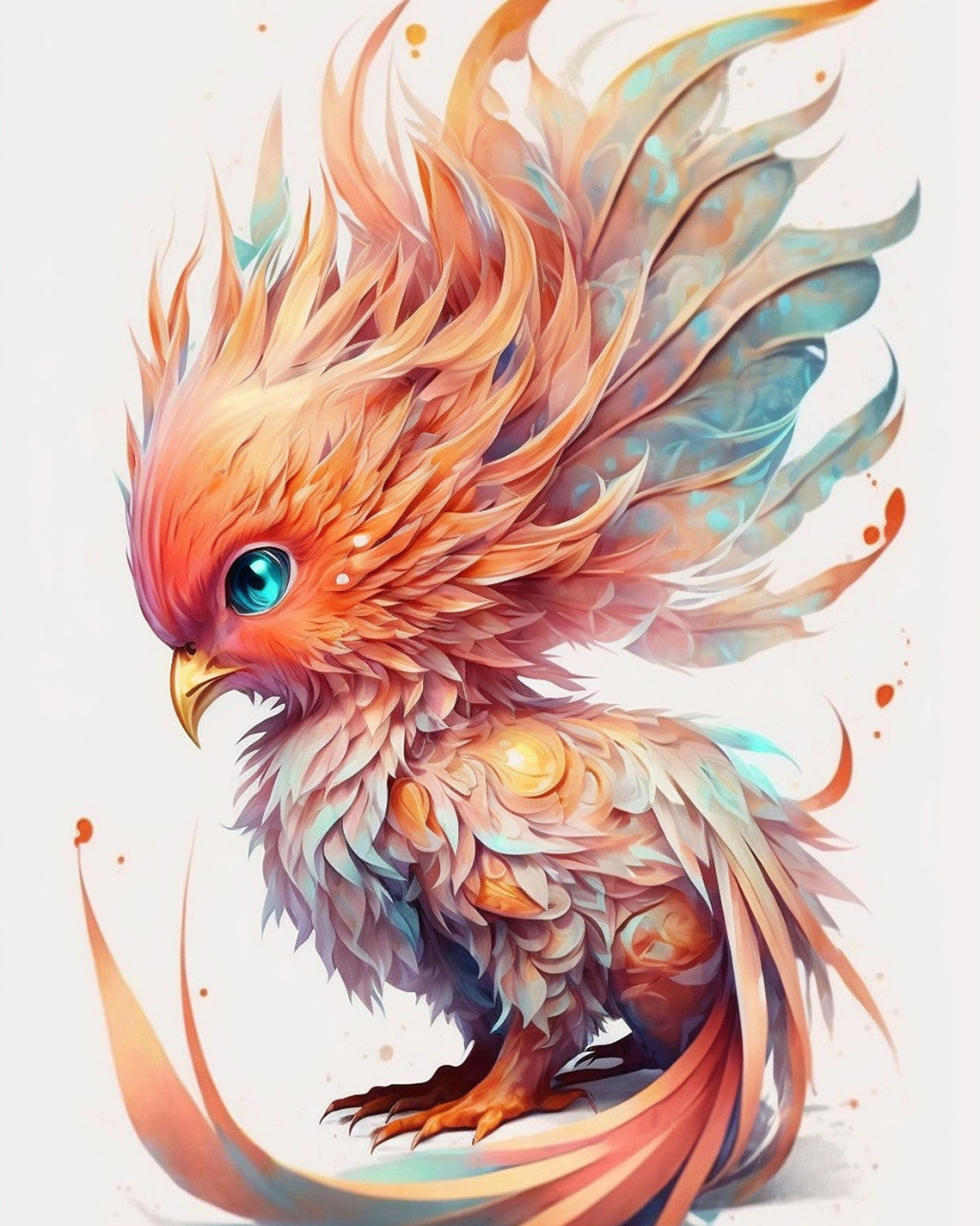 Experience the Breath Taking Beauty of a Baby Phoenix With Vibrant and ...