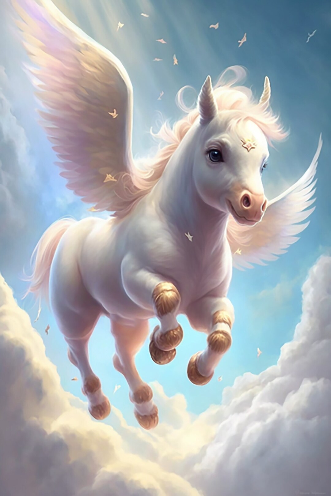 Experience the Magic of a Baby Pegasus With Mesmerizing and Captivating ...