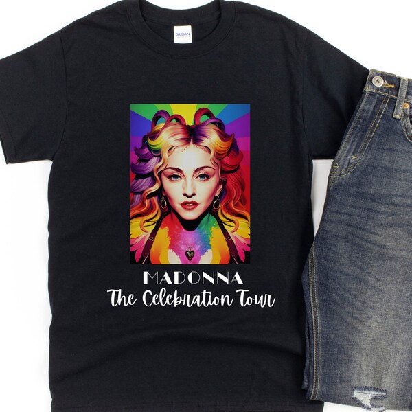 Madonna Celebration Tour Shirt - Etsy