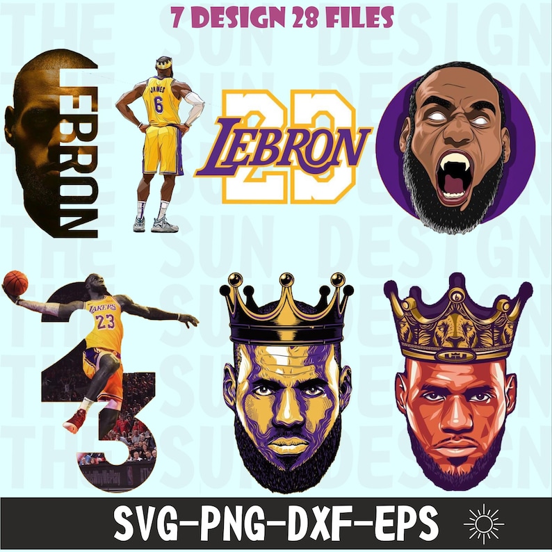 Lebron Svg, Lebron Png, Digital Files, Lebron Sticker, Digital Sticker ...