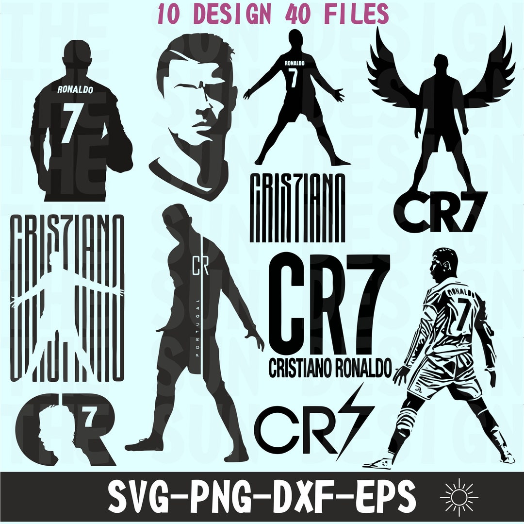 CR7, RONALDO, Al Nassr Ronaldo, Svg, Dxf, Png, Digital Printable ...