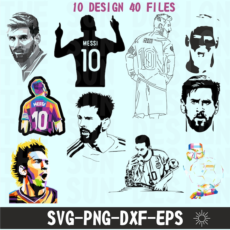 Messi sticker - Etsy México