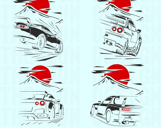 Jdm Car, Jdm Car Sticker, Jdm Sticker, Jdm Digital, Digital Sticker ...