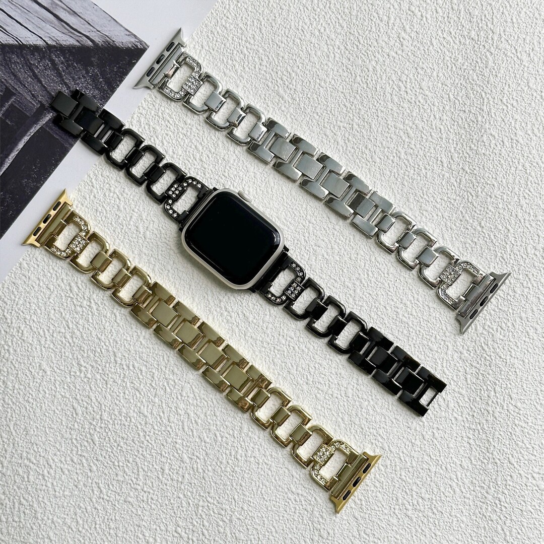 Bracelet Apple Watch minimaliste bracelet iWatch diamant - Etsy France