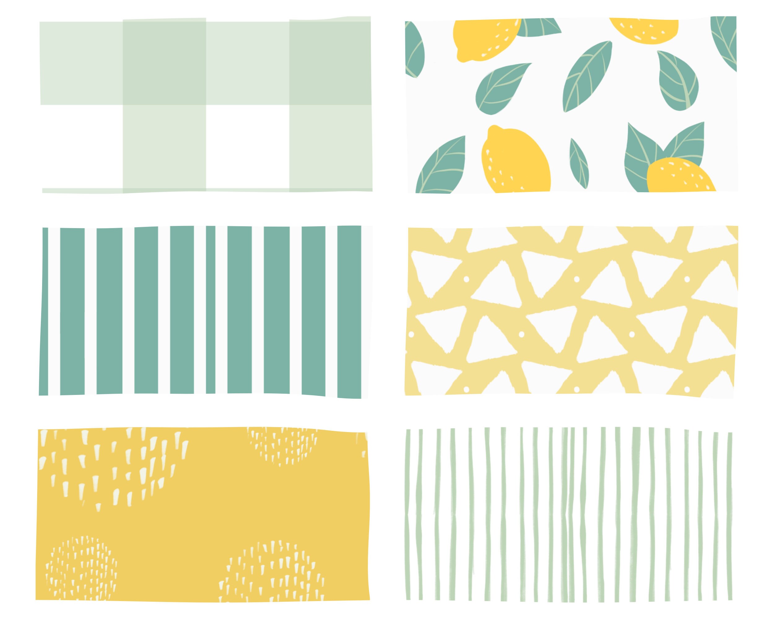 Lemon Scrapbook Lemon Digital Paper Summer Digital Paper - Etsy