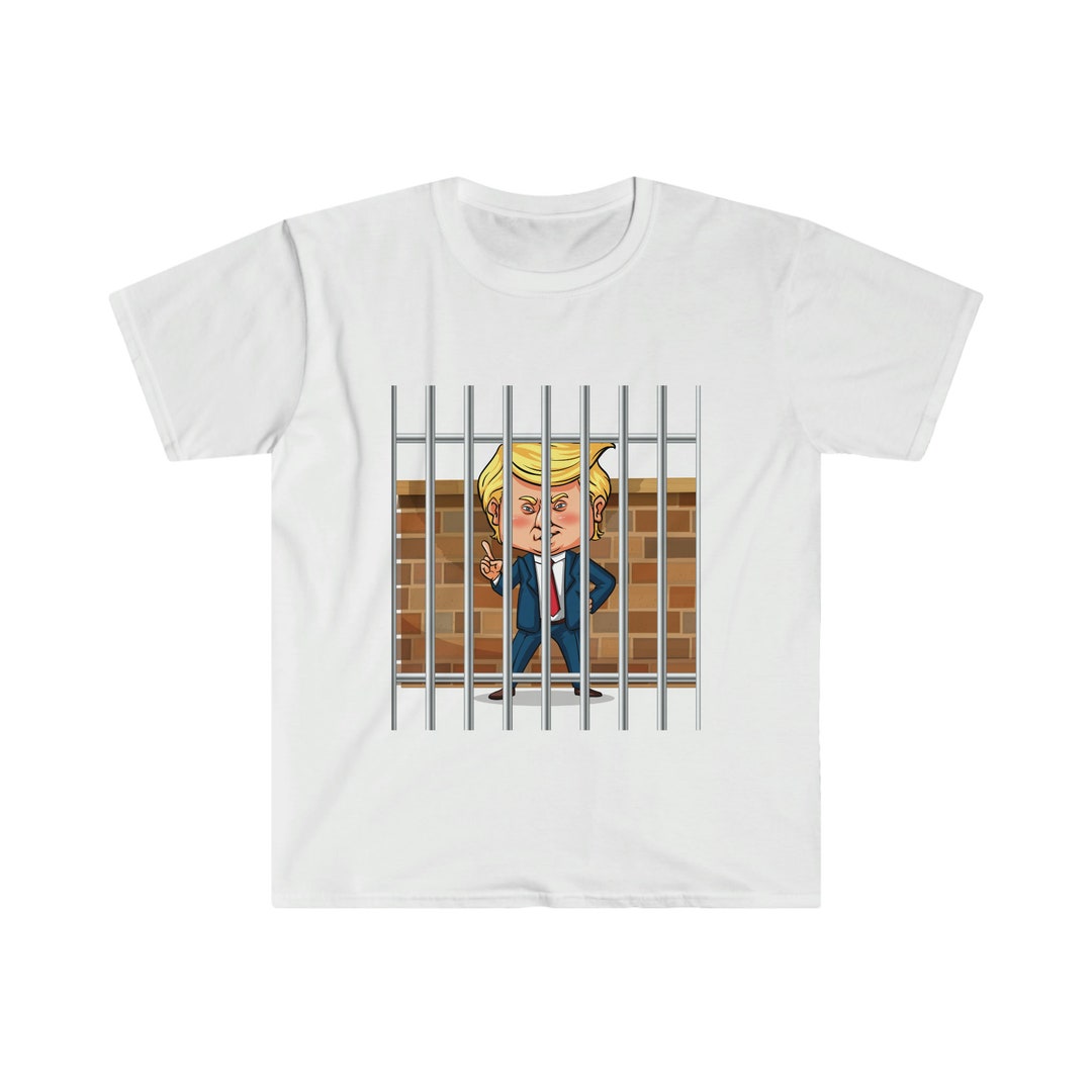 Donald Trump Behind Bars Unisex Softstyle T-shirt - Etsy