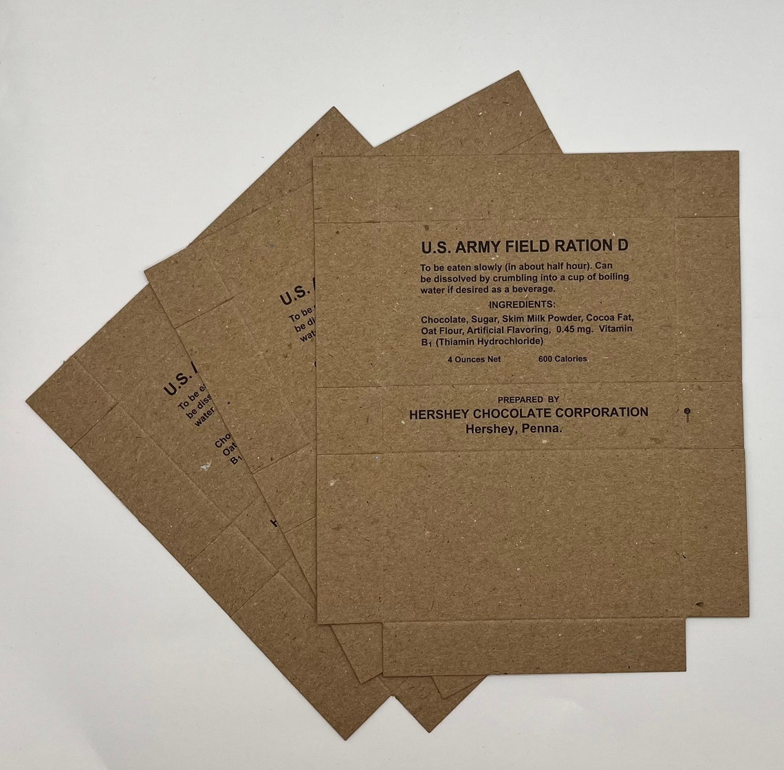 D Ration Bar Boxes - Etsy