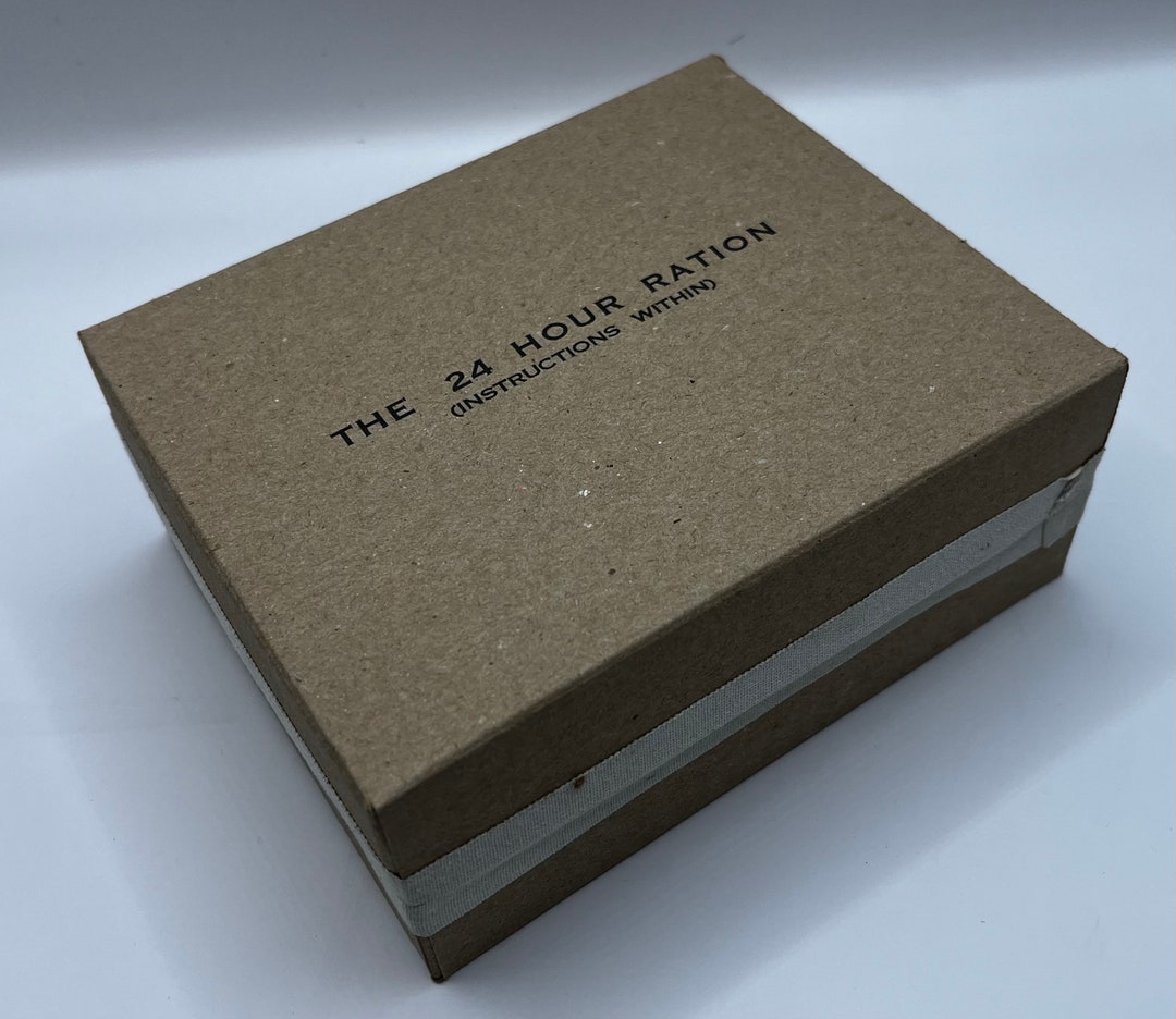 WW2 British 24 Hour Ration Box With Instructions. - Etsy