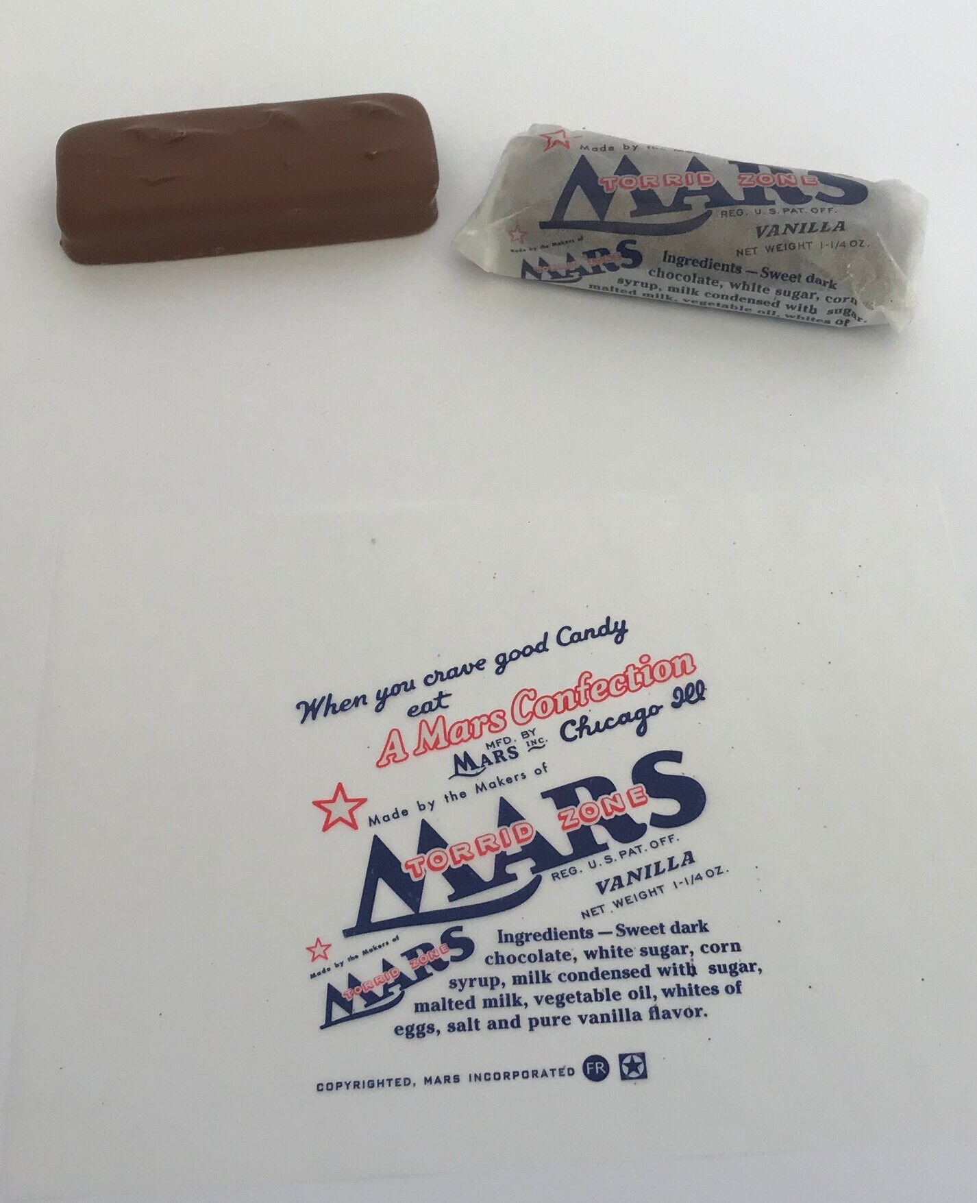 WW2 Mars Bar / Milky Way Chocolate Bar Wrapper 10 in 1 Ration - Etsy UK