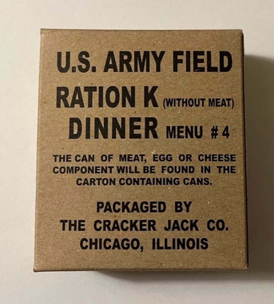 WW2 U.S. Army 10 in 1 Partial Dinner Unit Ration Box Mid War - Etsy UK