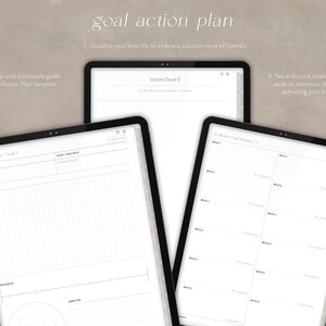 Minimalist Digital 12 Week Year iPad Planner | Goodnotes & Notability ...