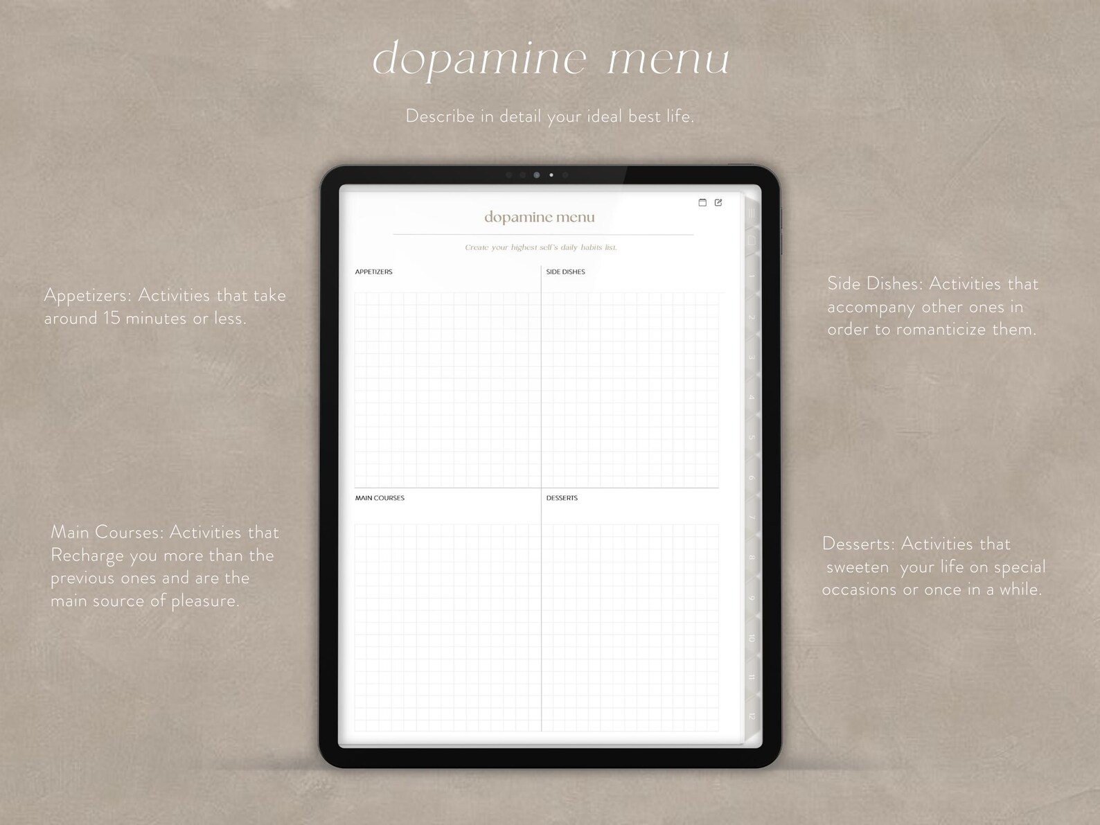 Minimalist Digital 12 Week Year iPad Planner | Goodnotes & Notability ...