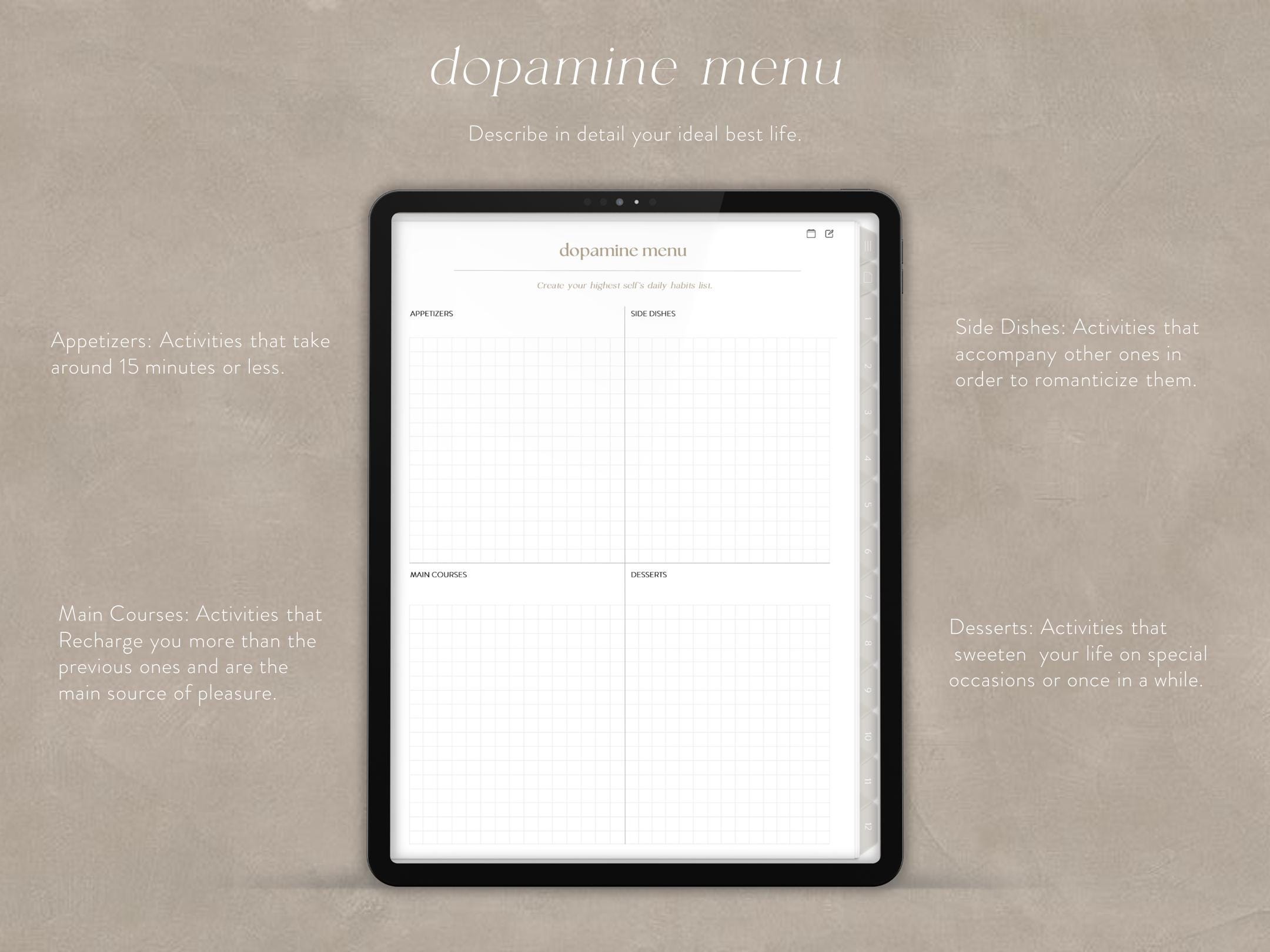 Minimalist Digital 12 Week Year iPad Planner | Goodnotes & Notability ...