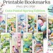 40 Greenery Bookmarks Printable | Bookmark PNG | Easy Printable ...