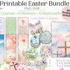 Printable Easter Bundle | He is Risen PNG | Christian Journal | Happy ...