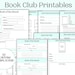 Book Club Sheets Printable | Reading Tracker Sheets | Easy Printable ...