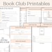 Book Club Sheets Printable | Reading Tracker Sheets | Easy Printable ...