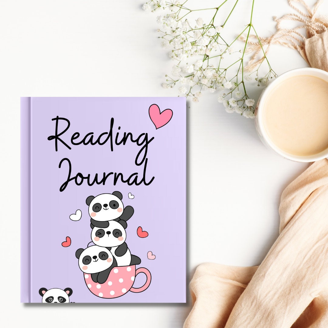 Cute Panda Reading Journal Printable Reading Tracker Easy Printable ...