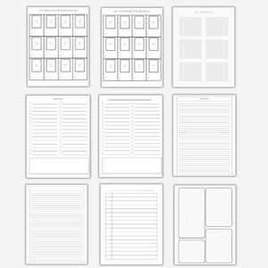 Simple Writer Planner Printable | Writing Planner | Digital Planner for ...