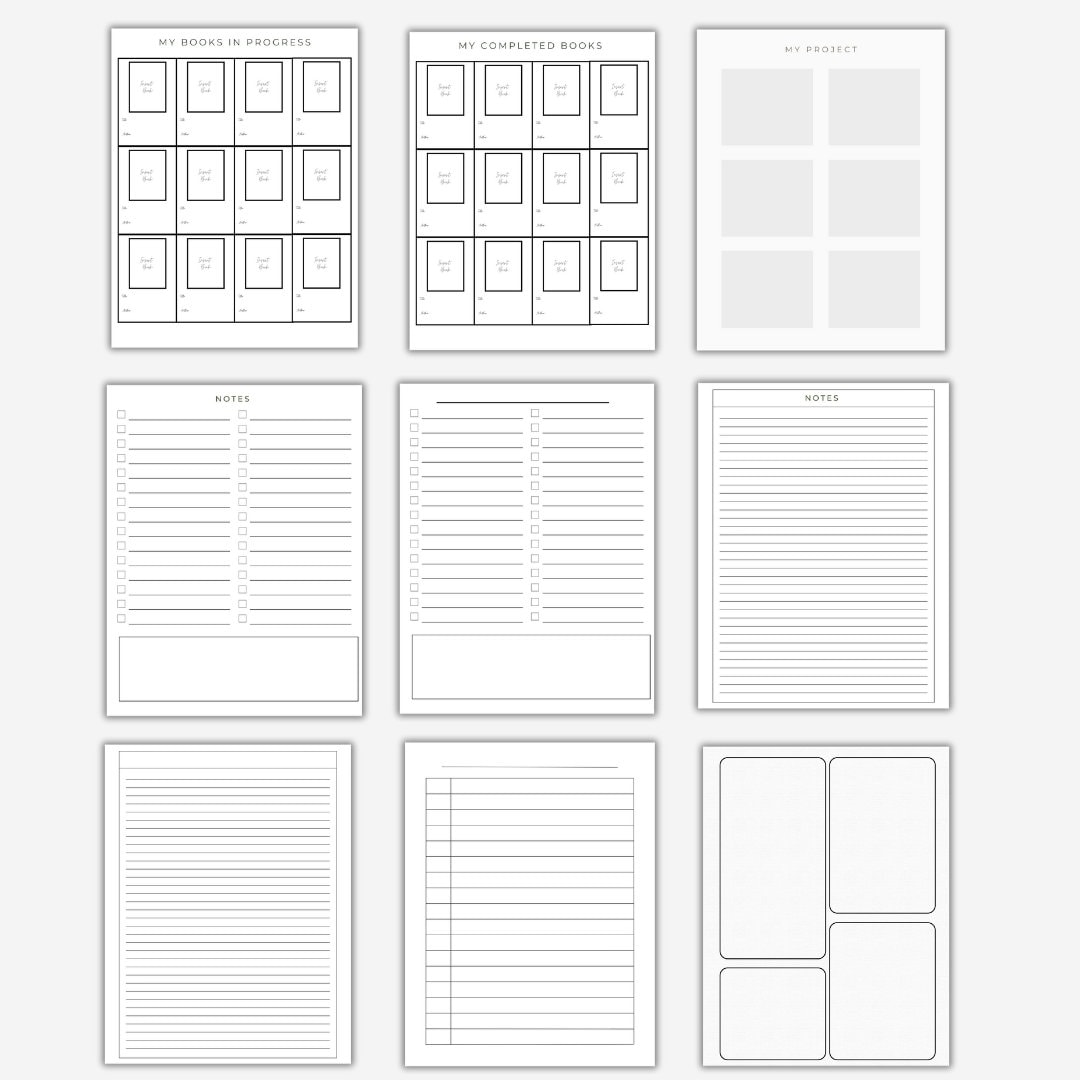 Simple Writer Planner Printable | Writing Planner | Digital Planner for ...