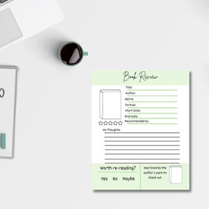 Book Review Sheets Printable | Reading Tracker Sheets | Easy Printable ...