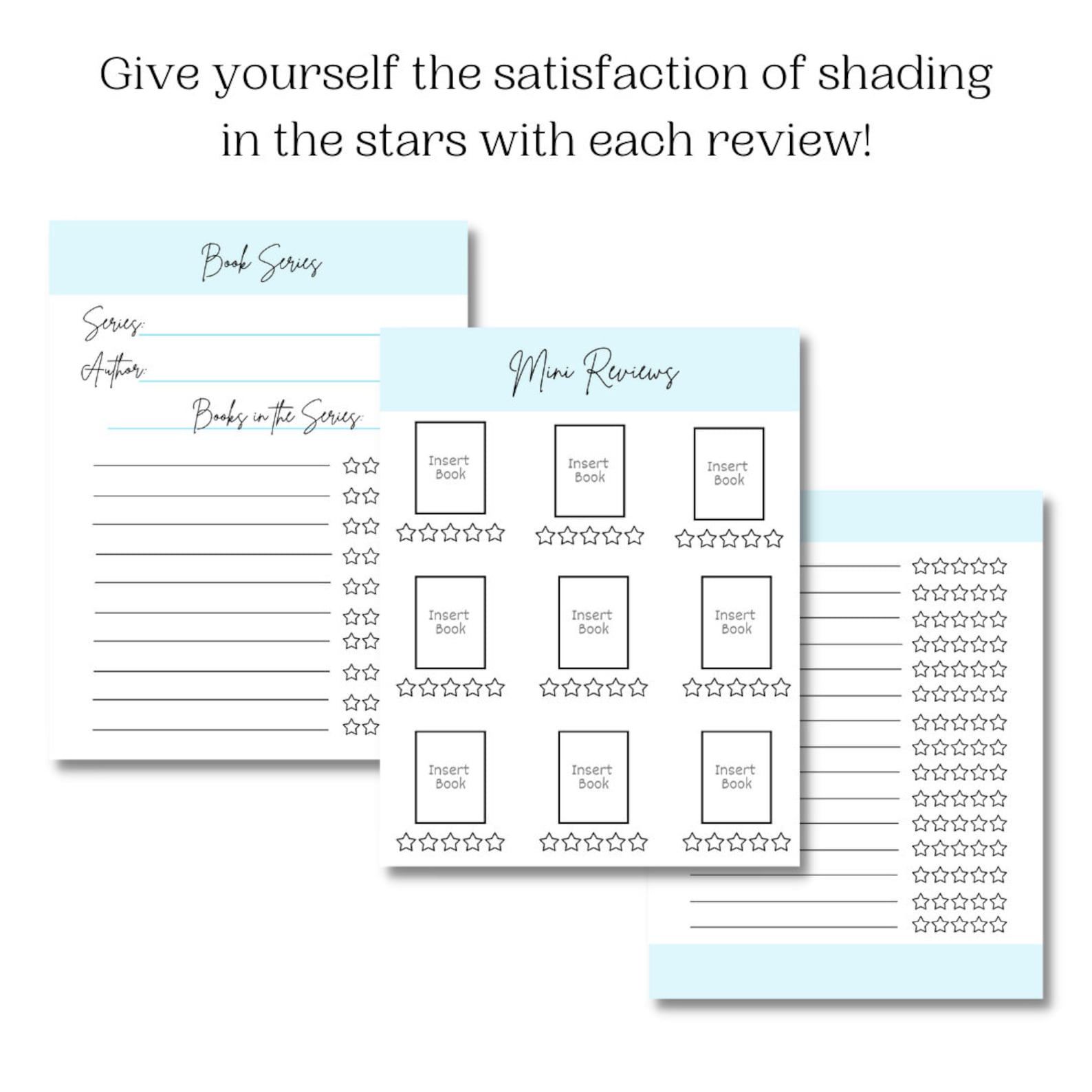 Book Review Sheets Printable | Reading Tracker Sheets | Easy Printable ...