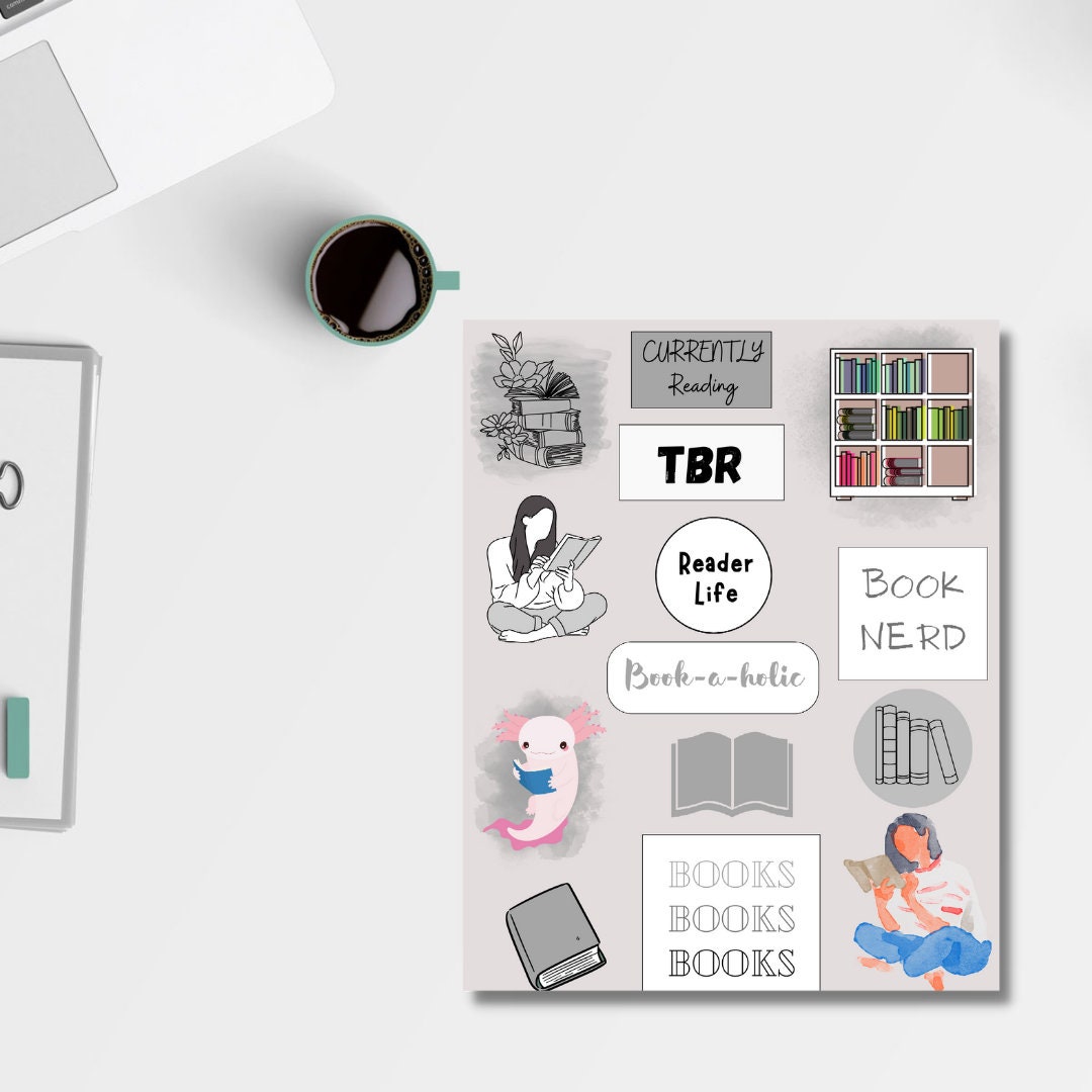 Grey Reading Journal Printable Reading Tracker Easy Printable Book ...