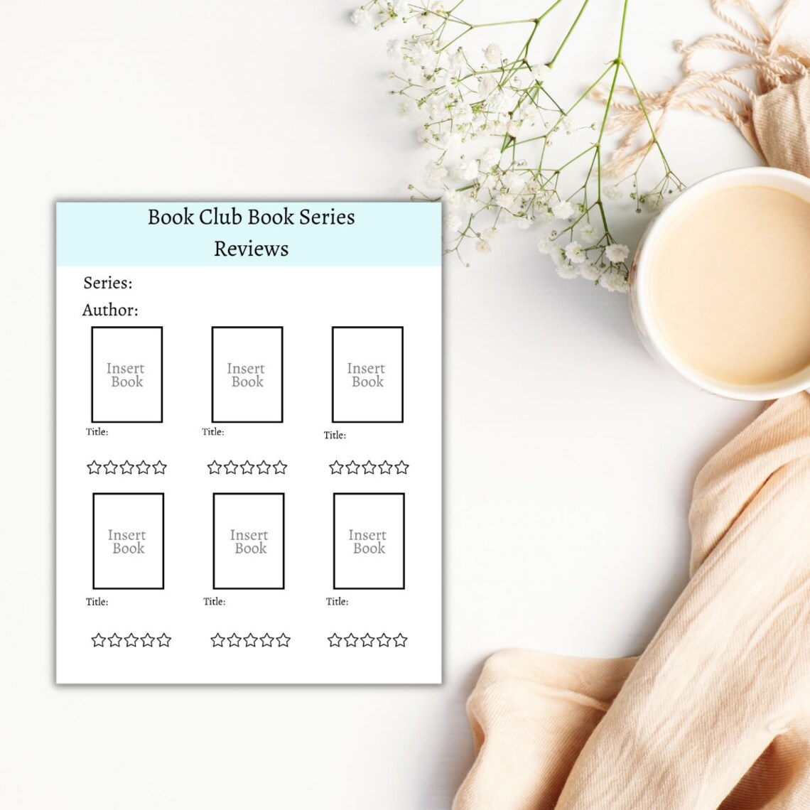 Book Club Sheets Printable Reading Tracker Sheets Easy Printable Book ...
