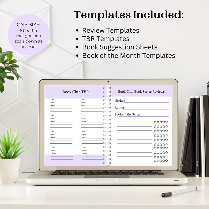 Book Club Sheets Printable | Reading Tracker Sheets | Easy Printable ...