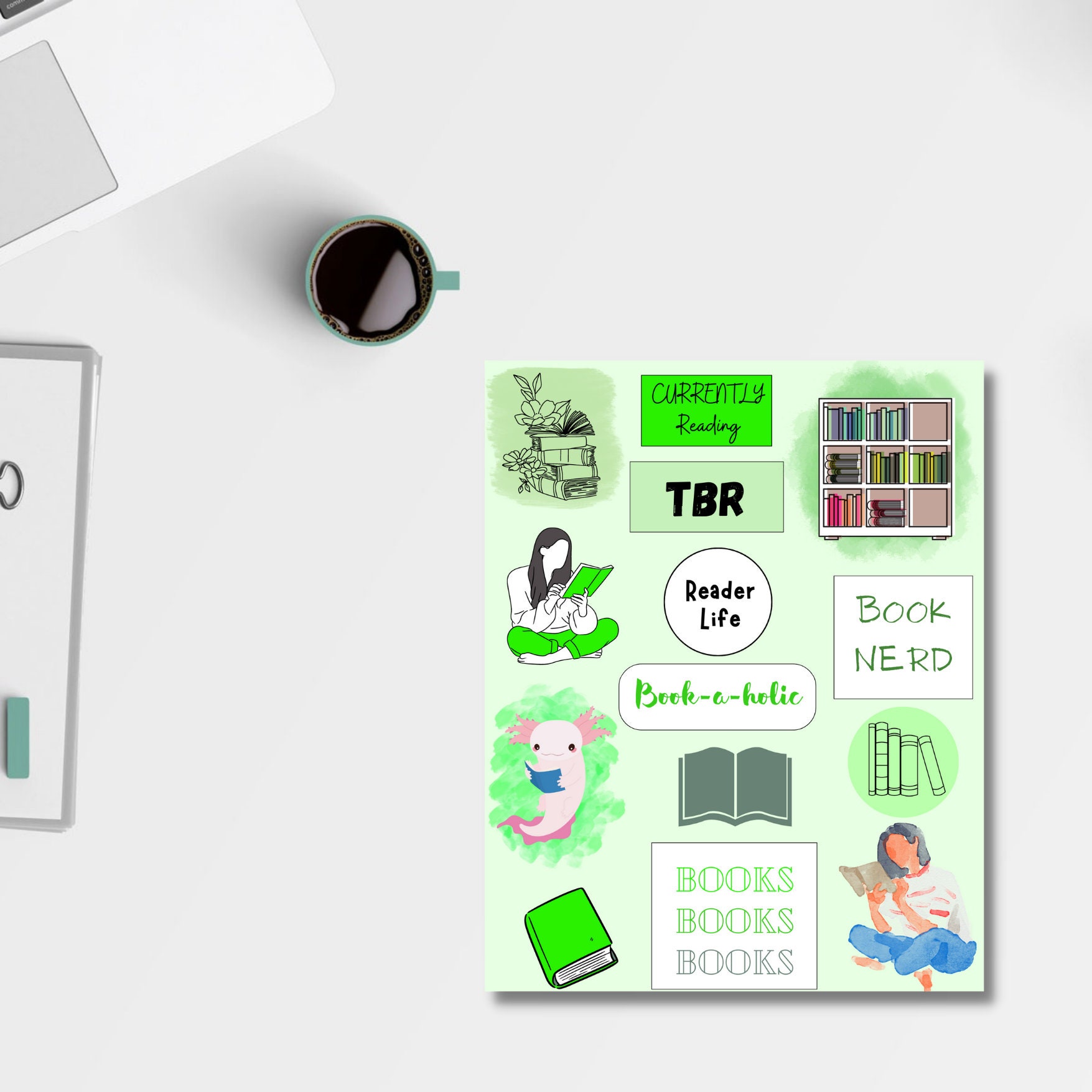 Green Reading Journal Printable | Reading Tracker | Easy Printable Book ...