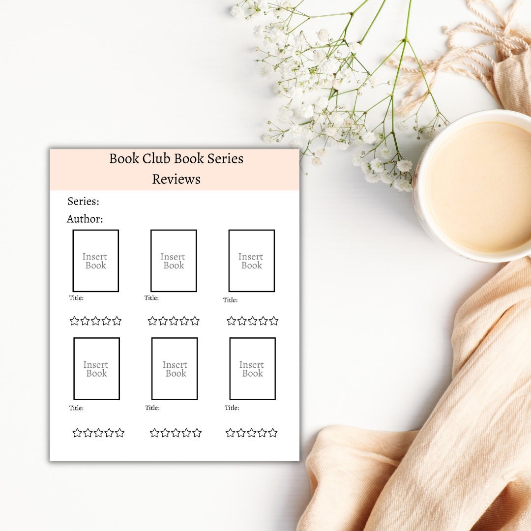 Book Club Sheets Printable | Reading Tracker Sheets | Easy Printable ...