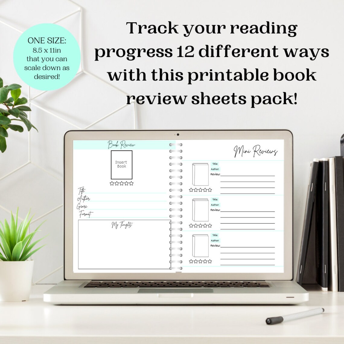 Book Review Sheets Printable | Reading Tracker Sheets | Easy Printable ...