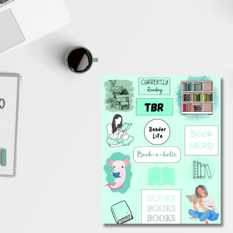 Mint Green Reading Journal Printable | Reading Tracker | Easy Printable ...