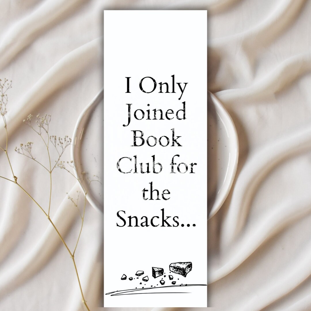 40 Book Club Bookmarks Printable | Bookmark PNG | Printable Bookmark ...