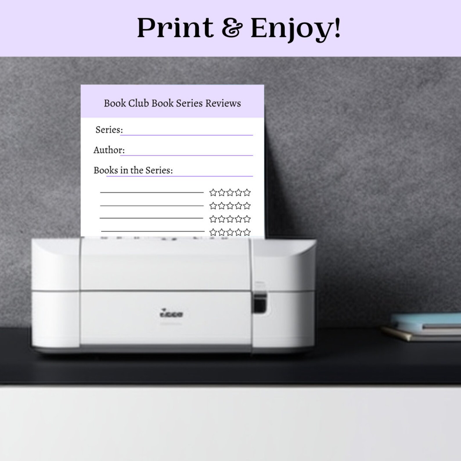 Book Club Sheets Printable | Reading Tracker Sheets | Easy Printable ...