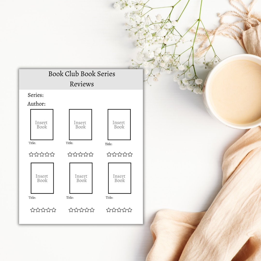 Book Club Sheets Printable | Reading Tracker Sheets | Easy Printable ...