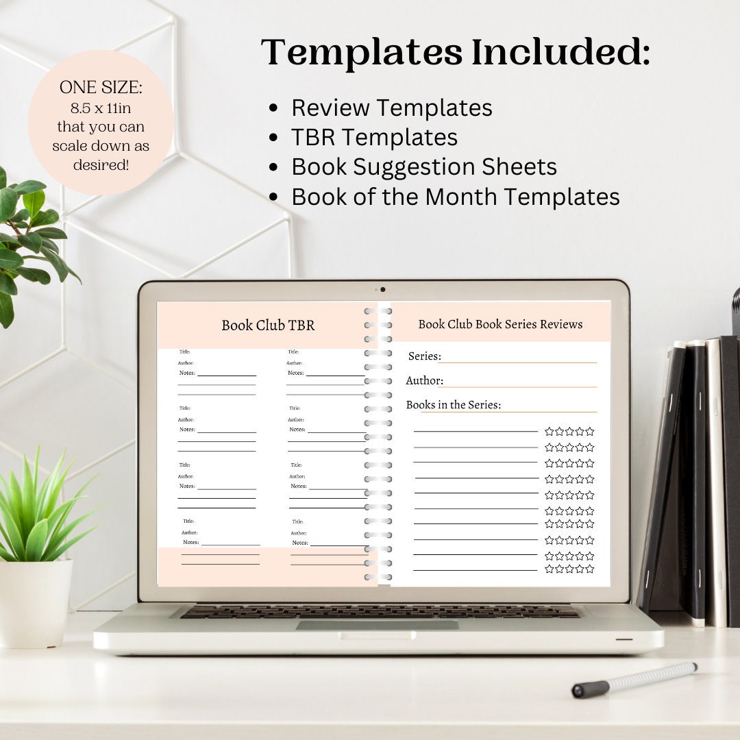 Book Club Sheets Printable | Reading Tracker Sheets | Easy Printable ...
