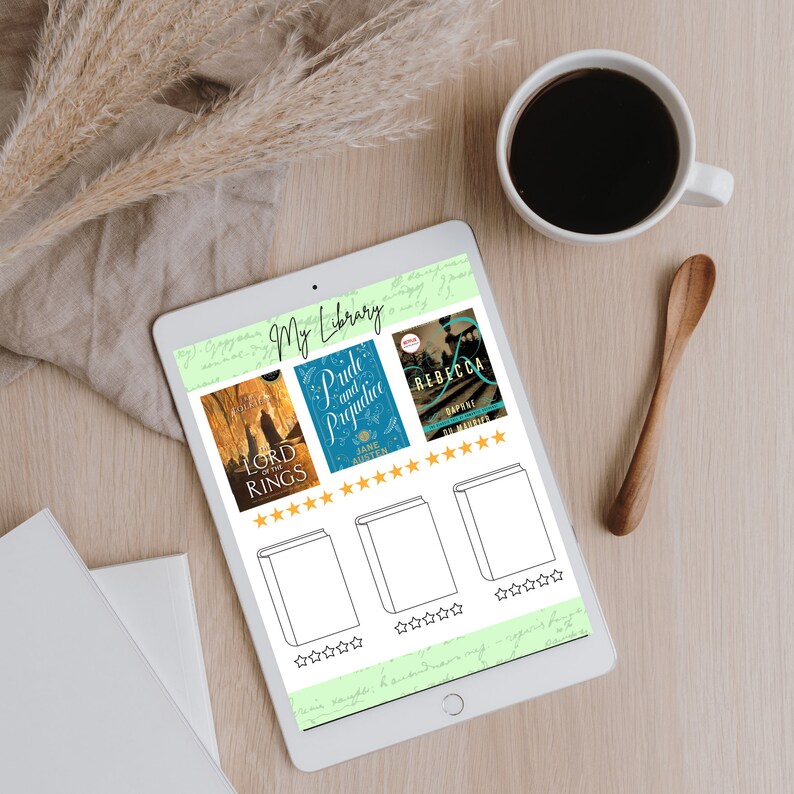 Green Reading Journal Printable | Reading Tracker | Easy Printable Book ...