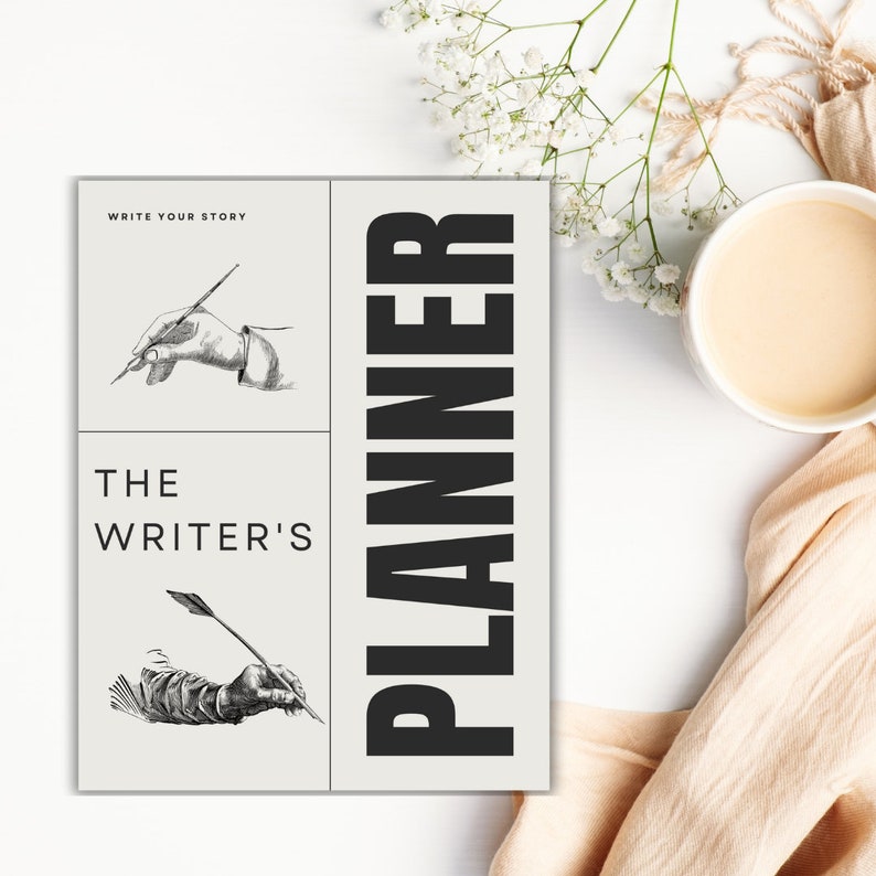 Simple Writer Planner Printable Writing Planner Digital Planner for ...