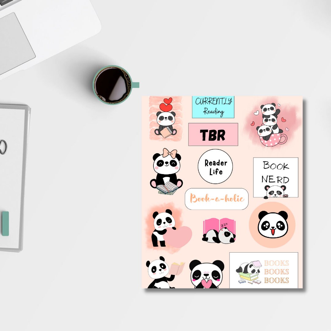Cute Panda Reading Journal Printable | Reading Tracker | Easy Printable ...