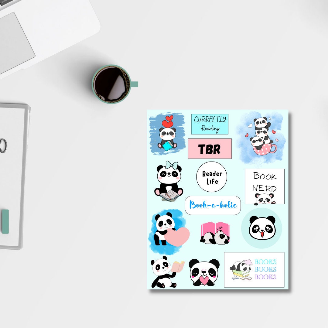 Cute Panda Reading Journal Printable | Reading Tracker | Easy Printable ...