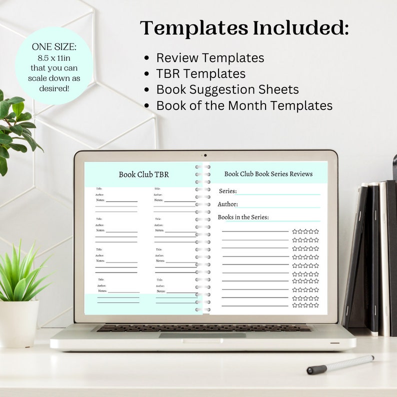 Book Club Sheets Printable | Reading Tracker Sheets | Easy Printable ...