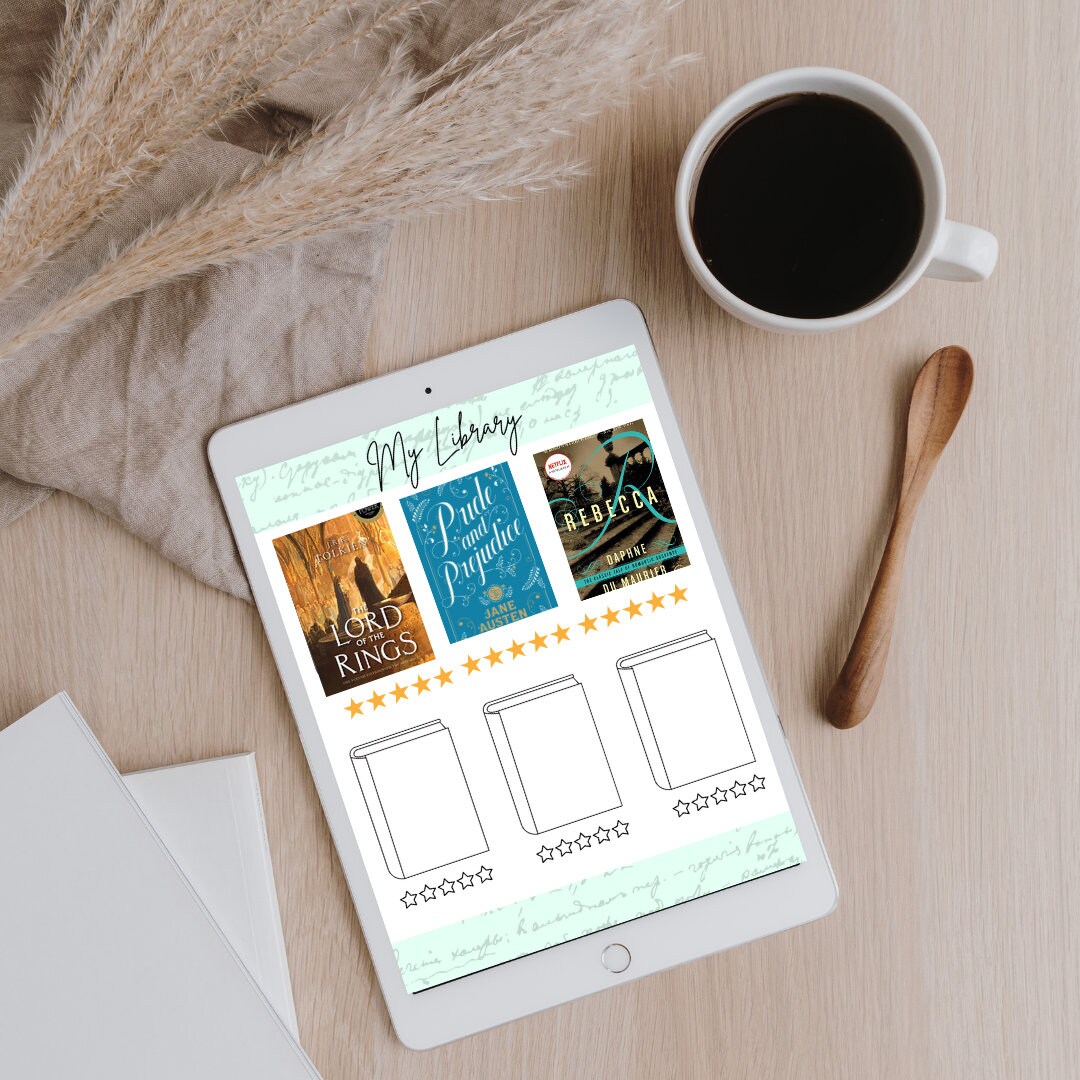 Mint Green Reading Journal Printable | Reading Tracker | Easy Printable ...