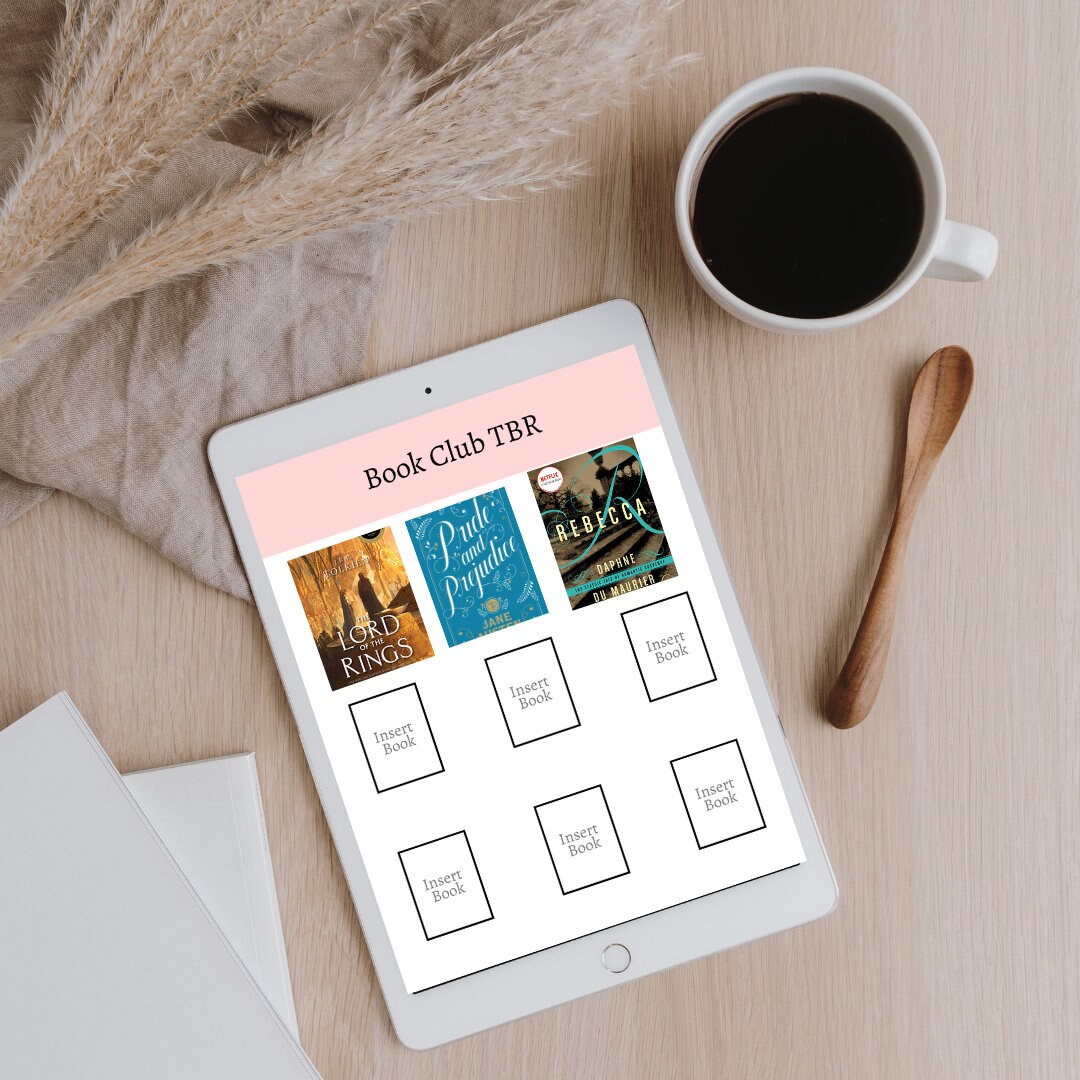 5 Book Club Sheets Bundle Printable Reading Tracker Sheets Easy ...