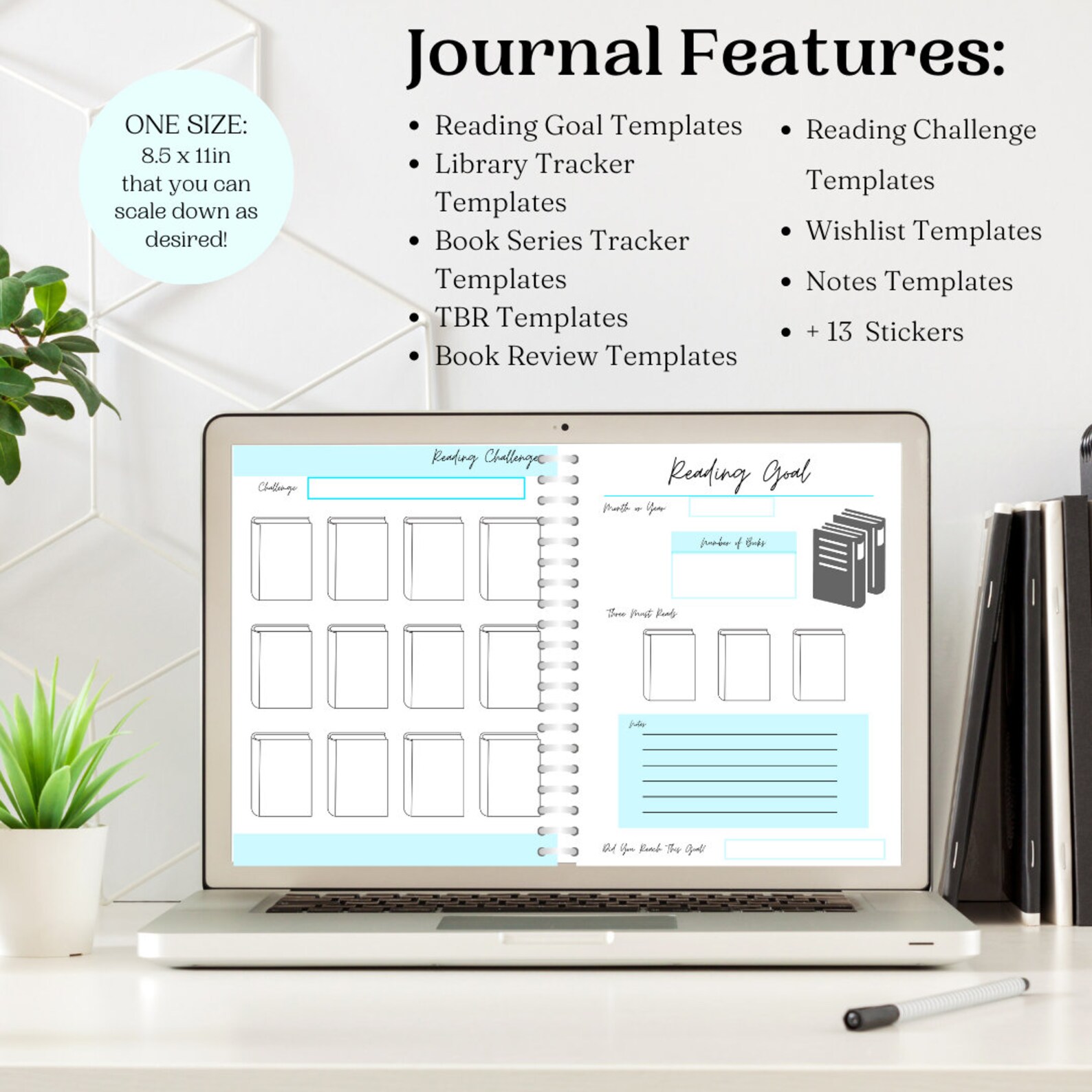 Classic Reading Journal Printable | Reading Tracker | Easy Printable ...
