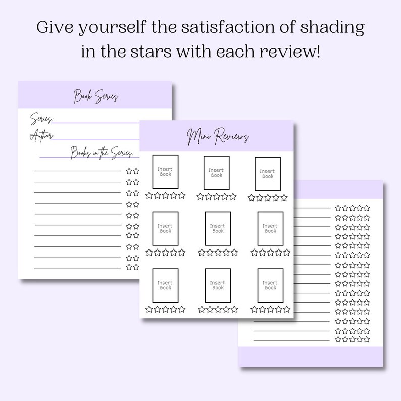 Book Review Sheets Printable | Reading Tracker Sheets | Easy Printable ...