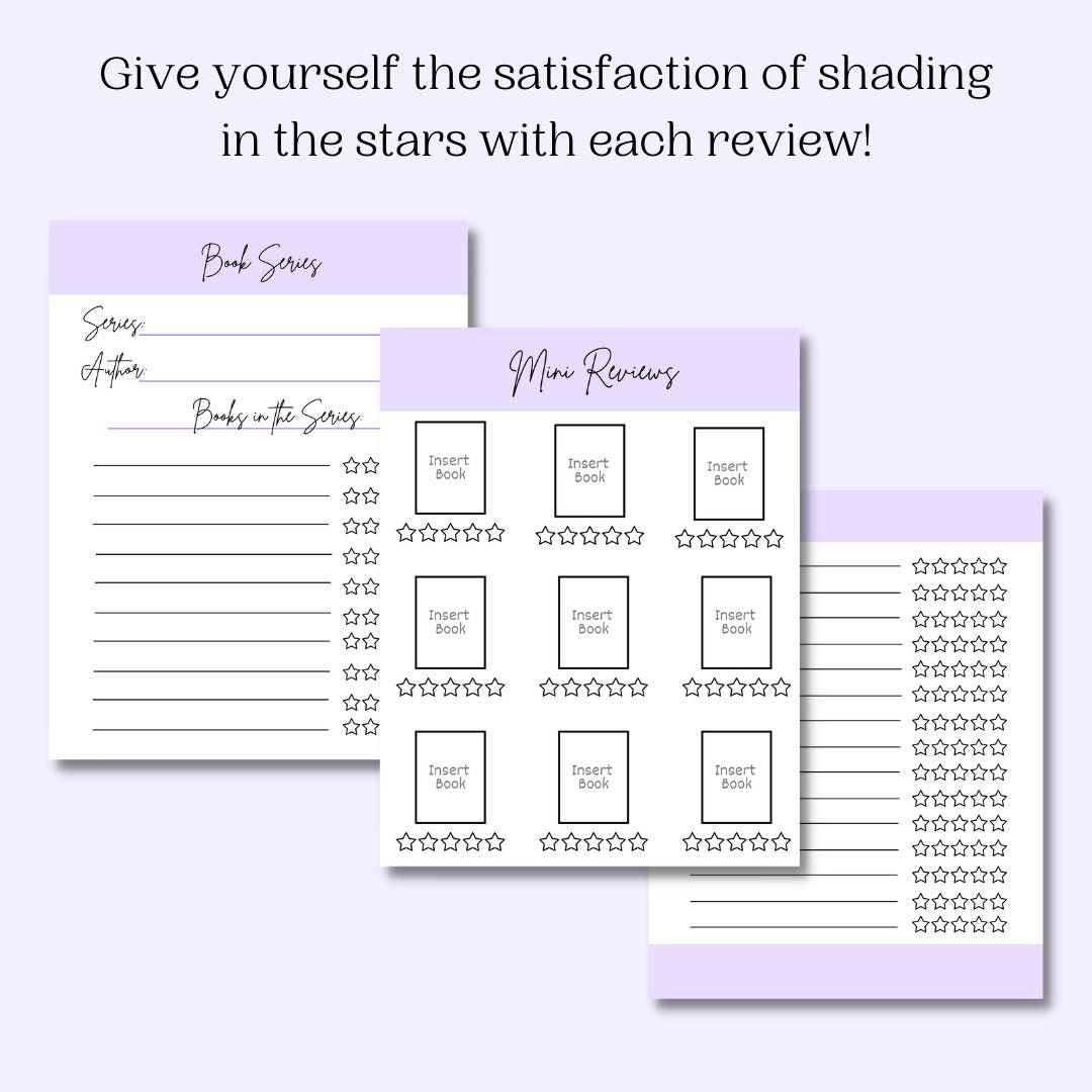 Book Review Sheets Printable | Reading Tracker Sheets | Easy Printable ...