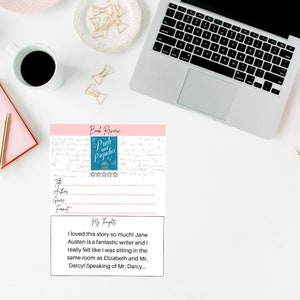 Red Reading Journal Printable | Reading Tracker | Easy Printable Book ...