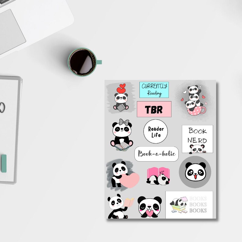 Cute Panda Reading Journal Printable | Reading Tracker | Easy Printable ...