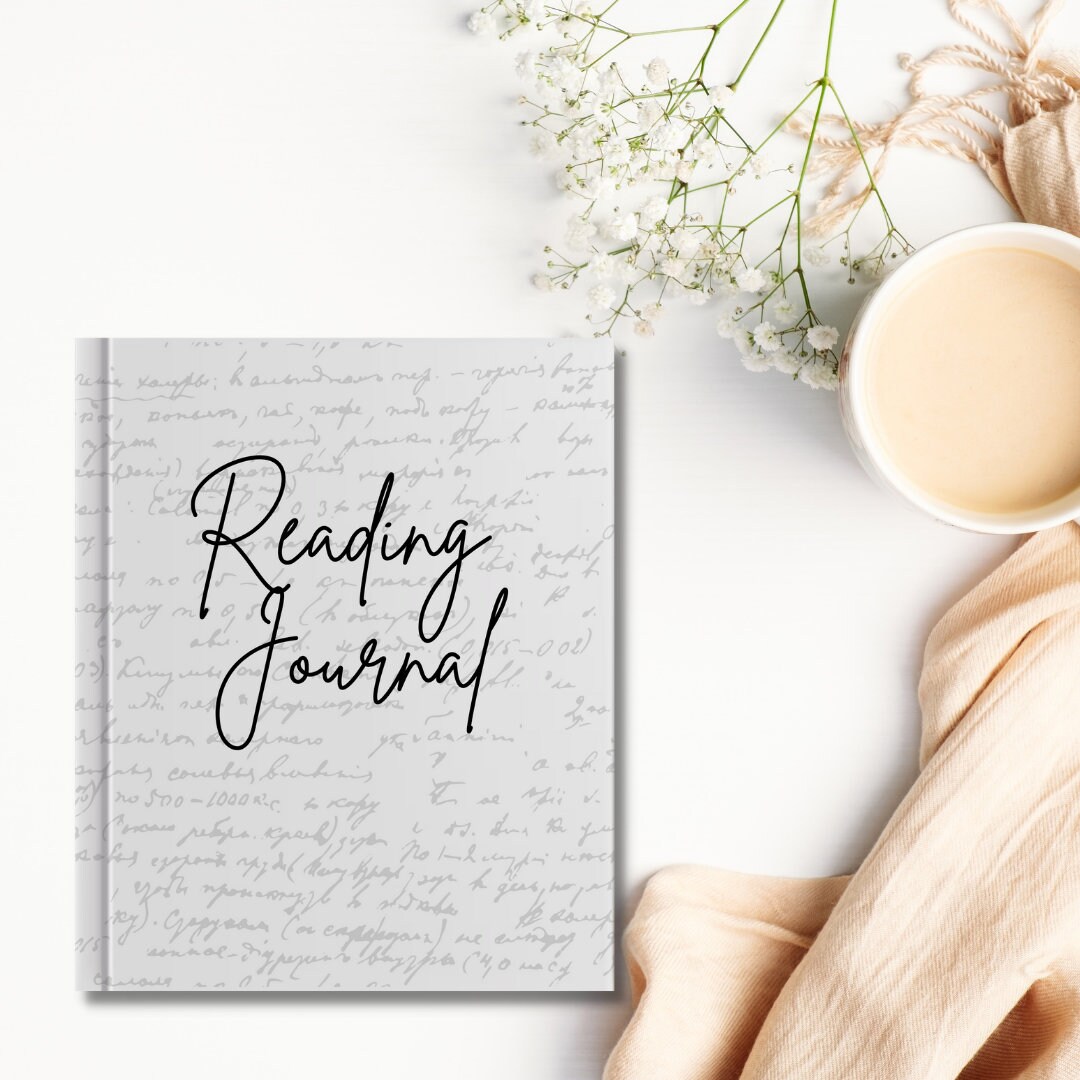 Grey Reading Journal Printable Reading Tracker Easy Printable Book ...